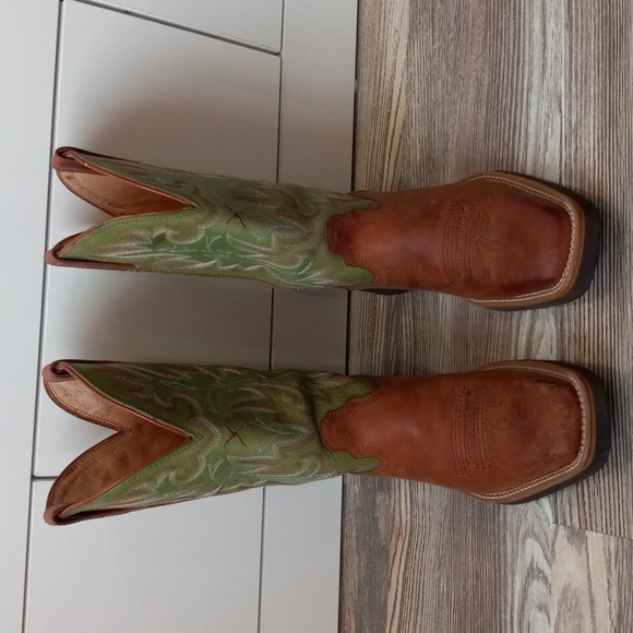 unbranded | Shoes | Weatern Rustic Leather Cowboy Boots With ...